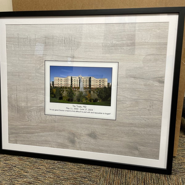 Custom Signature Photo Frame - Retirement & Farewell Gift for Coworker ...