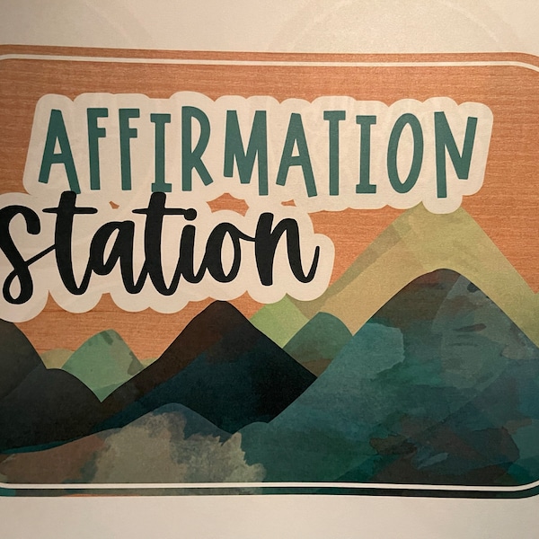 Scandi Mountains Classroom Decor Bundle Modern Back to School Bulletin ...