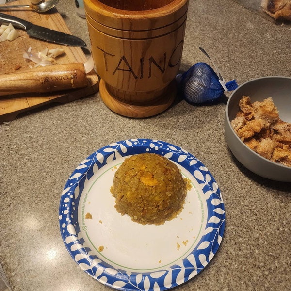 Solid Wood Laser Engraved TAINO Symbols MOFONGO Maker/caribean Kitchen ...