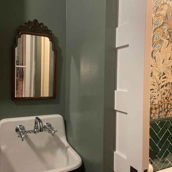 Vintage Moussec Wooden Box, Hand Made Rustic Storage Chest, Farmhouse ...