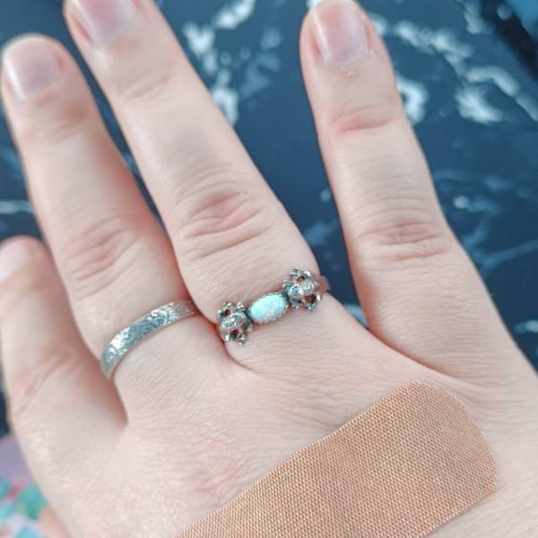 Diamond Back Snake Ring, Sterling Silver Rattlesnake Ring, US Sizes 5 ...