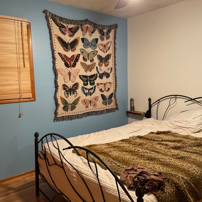 Jewish Home Blessing Decor Modern Jewish Art Hanukkah Throw Blanket ...