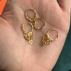 22k Gold Lock for Chain, 22k Gold Lock, 22k Gold Hook, 22kt Necklace ...