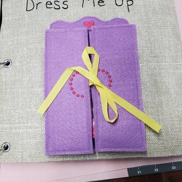 Quiet Book Page Embroidery Design, Toddler Quiet Book Pattern, in the ...