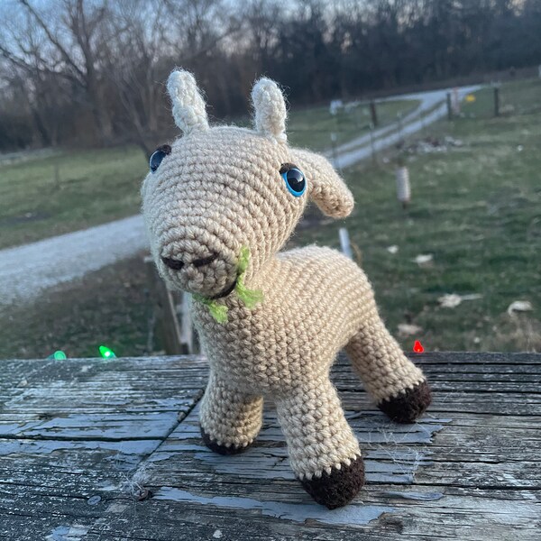 Goat Crochet Pattern, Amigurumi Goat, PDF Download, Crochet Kid, Billy ...