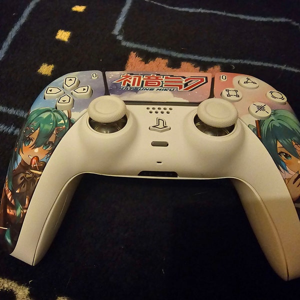 Anime Girl Theme - RGB LED - Custom Wireless Controller for PS5 or PC ...