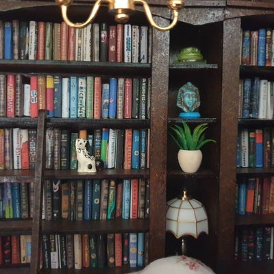 MEGA Set of 225 Miniature Book Covers 1:12 Scale Downloadable Printable ...