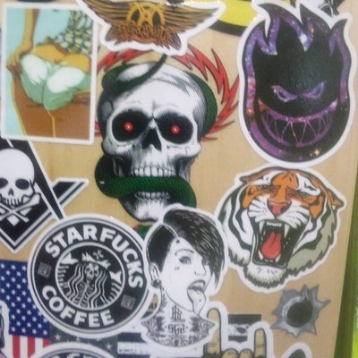 Santa Monica Airlines Natas Screaming Panther Skateboard Sticker 6 ...