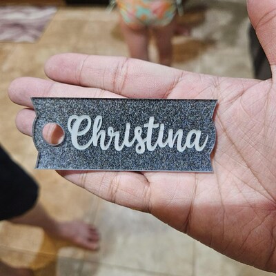 Personalized Keychain, 4 Sided Bar, Custom Engraved Keychain, Drive ...