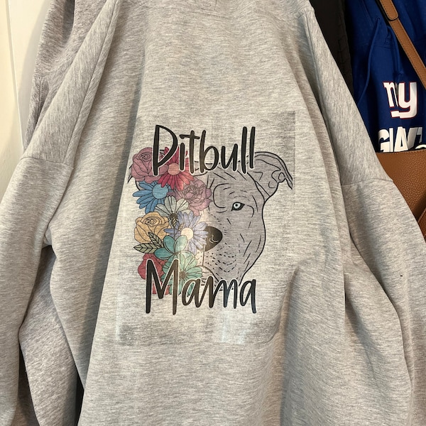 Pit Bull Mama PNG Digital Download | Sublimation Digital Design - Etsy