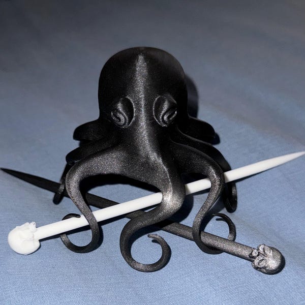 Octopus Hairpin Bun Cover Hair Accessories Cosplay Hair Embellishments ...