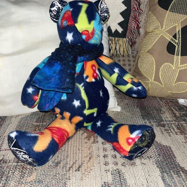 Memory Bear Pattern , DIY Personalized Gift , Memory Bear Template Pdf ...