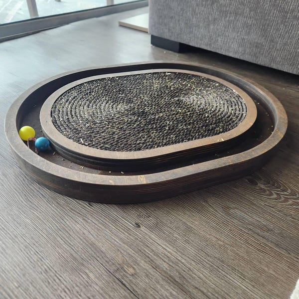 Hexagonal Cat Scratching Post, Design Cat Tree, Sisal Cat Scratcher ...