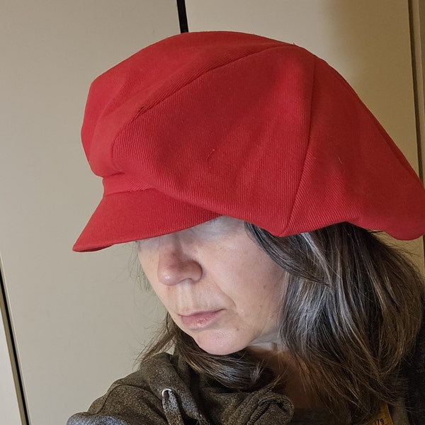 PDF Hat Sewing Pattern, Baker Boy, Bakerboy, Newsboy, Classic 8 Section ...