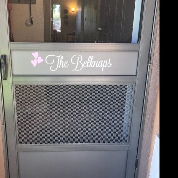 Custom Name Vinyl Decal - Personalized Name Decal, Home Decor, Custom ...