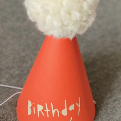 Pom Party Hat Custom Monogram Collection - Etsy