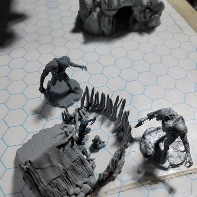 Sci Fi Mini Set 7 62pc Novus Landing Set Mini Miniatures Player ...