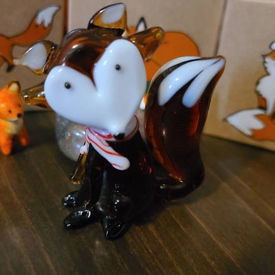 Colorful Hand Blown Glass Dogs, Glass Dogs, Glass Animals, Glass Art ...