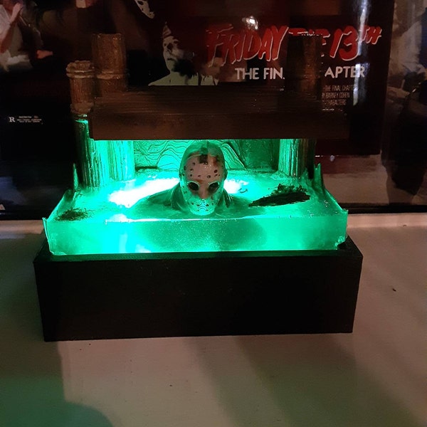 Jason Light up Diorama - Etsy