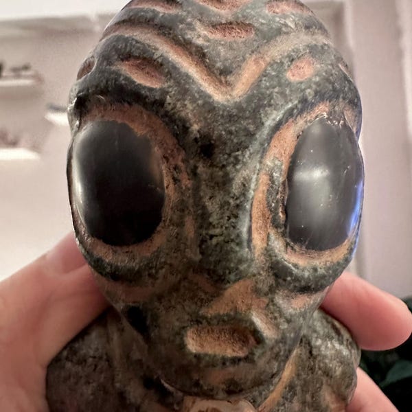 Incan Puma Statue, Jaguar Totem Carving for Shamanic Mesa, Hand Carved ...