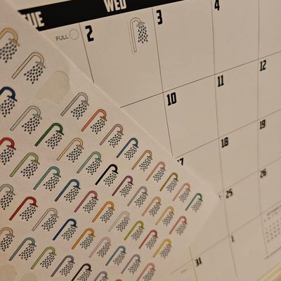 Day off Banner Stickers Watercolor Stickers Day off Planner - Etsy