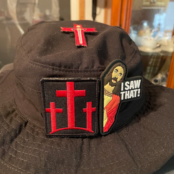 Limited Edition PVC Patch Tactical Morale Patch Patch I SAW THAT, Jesus, Meme Patch, God Patch ...