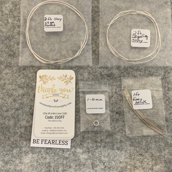 Sterling Silver Solder Wire or Sheet - Etsy