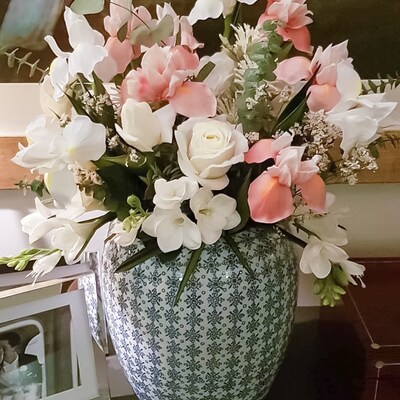 Ivory White Freesia Orchids Real Touch Flowers DIY Centerpieces ...