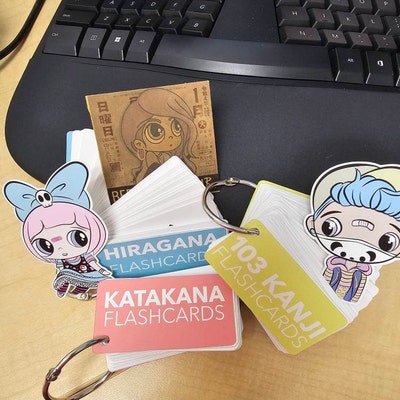 Hiragana Japanese Language Sticker Pack Sticker Sheet - Etsy