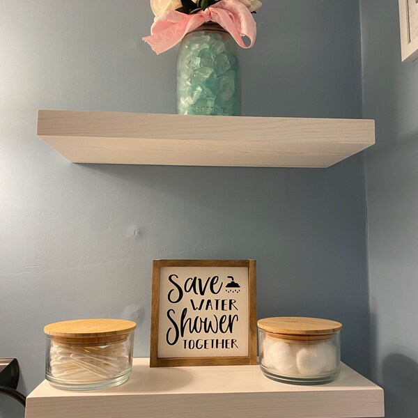 Save Water Shower Together Sign / Size 6"x6" / Bathroom Sign - Etsy