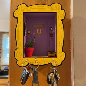 Friends Door Monica's Door Purple Door Blue Frame - Etsy