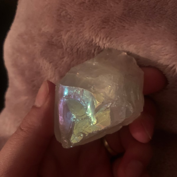 Raw Angel Aura Quartz Crystal 1"-2" - Raw Angel Aura Stone - Rough Aura ...