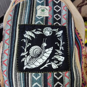 Snail & Moon Patch - Etsy