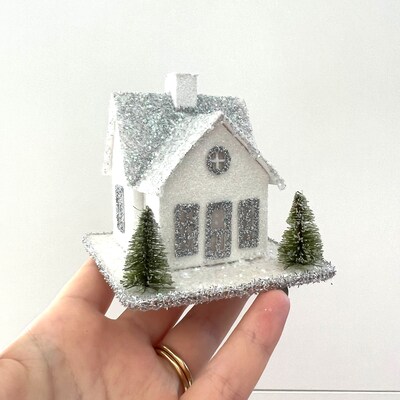 Rose Window Putz Church Christmas Craft Kit Build Decorate a Full Size ...