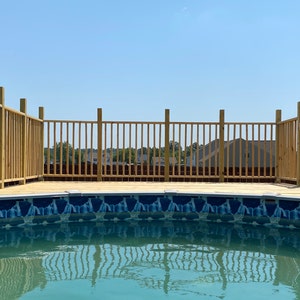 Plans for Above Ground Pool Deck 12x14 24' Round Pool 52 High - Etsy