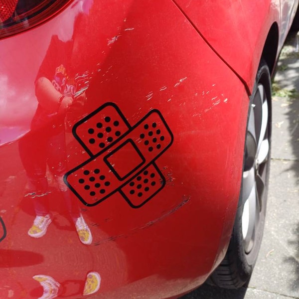 Plaster Dent Funny Car Sticker - JDM RWD Drift Classic Car Campervan ...