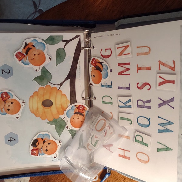 Busy Book Printable Toddler Activities Montessori Homeschool Resources ...