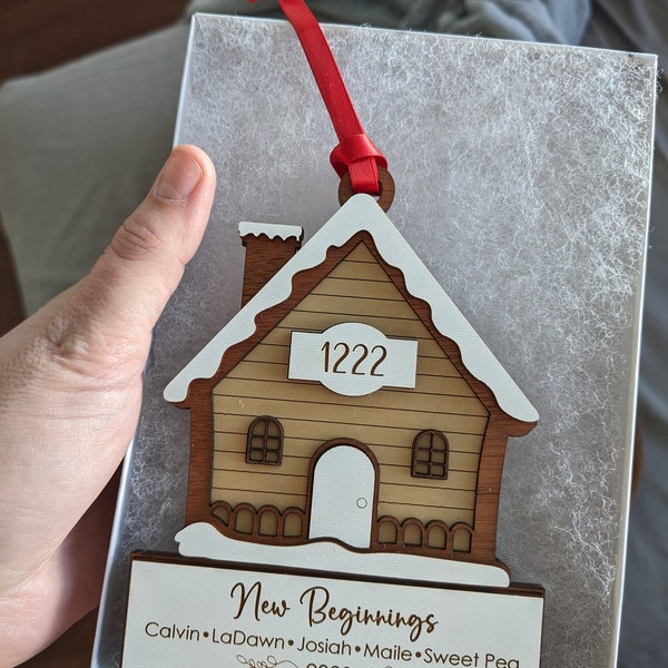 First Christmas in New Home Ornament 2025, Our First Home Christmas ...