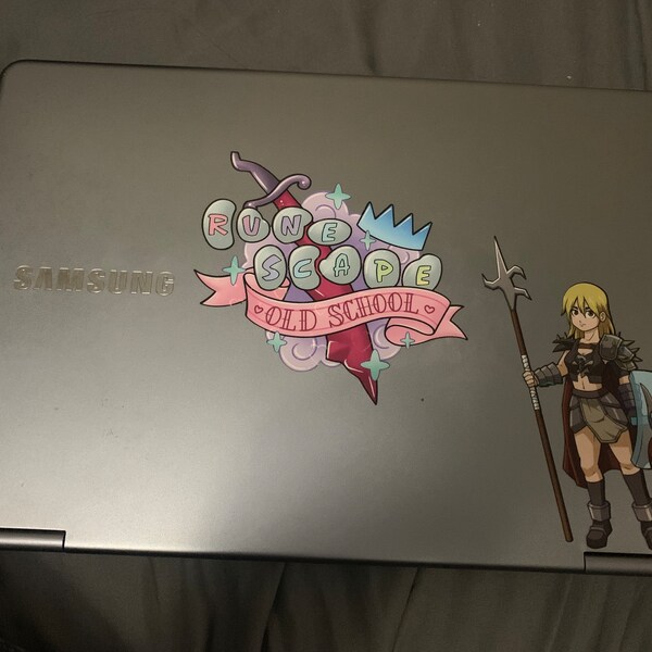 OSRS Skill Cape Vinyl Sticker | Old School Runescape Laptop Sticker ...