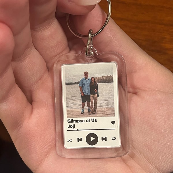 Custom Album Keychain | Custom Song Keychain | Spotify Keychain ...