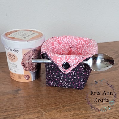 Reversible Pint-size Ice Cream Cozy Printable Sewing Pattern and ...