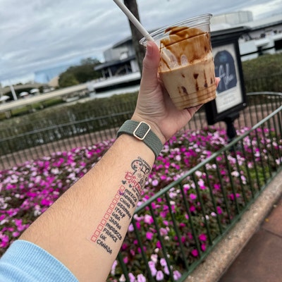 Drinking Around the World Tattoo-food & Wine Festival-epcot World ...