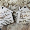 Personalized Welcome Home Keychain, Custom Real Estate Keychain ...