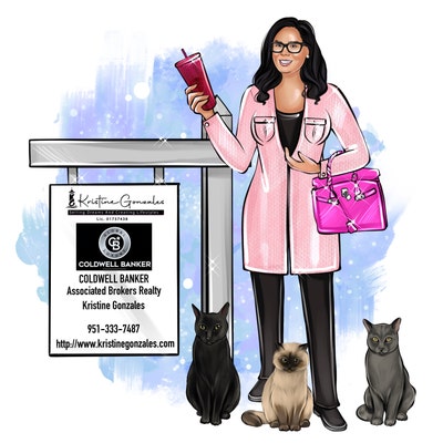 Real Estate Logo,realtor Logo,cartoon Logo,hand Draw Logo,portrait Logo ...