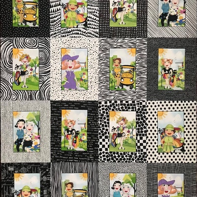 23 Golf Happy Fabric Panel Golf Happy Collection by Loralie Designs ...