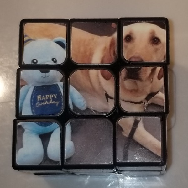 Custom Puzzle Cube 3x3 ~ Personalized Working Puzzle ~ Create Your Own ...