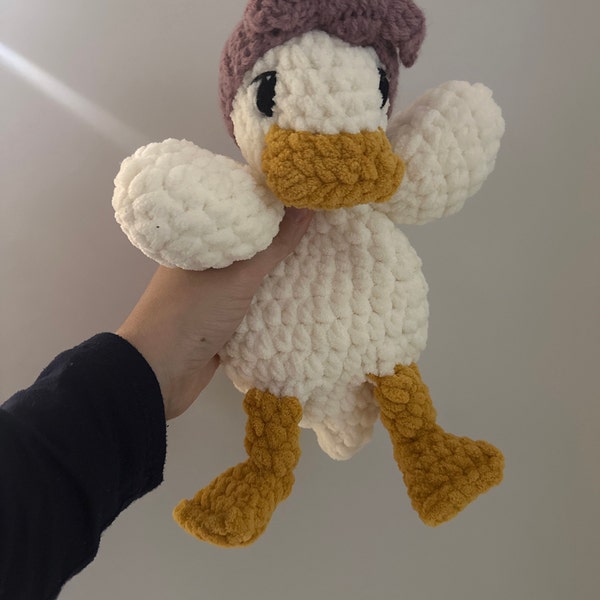 Baby Della Duck Crochet Duck Crochet Snuggler Duck Snuggler Duck Baby ...