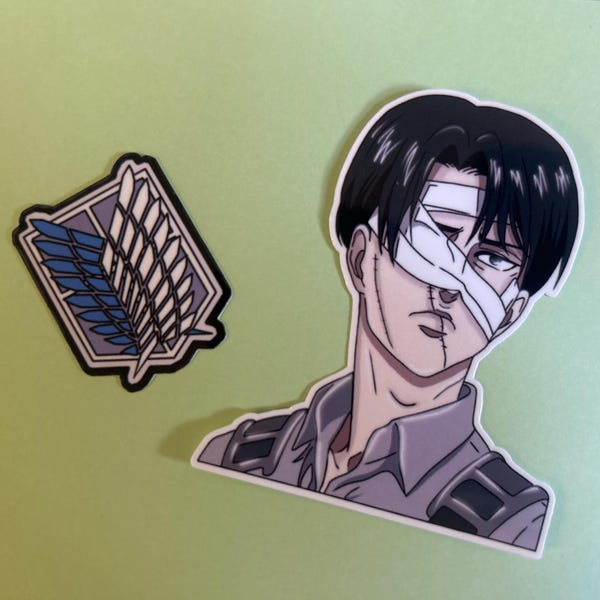 Levi Ackerman | Attack on Titan Sticker | Available in Gloss or ...