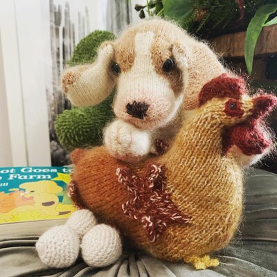 KNITTING PATTERN Hen - Etsy