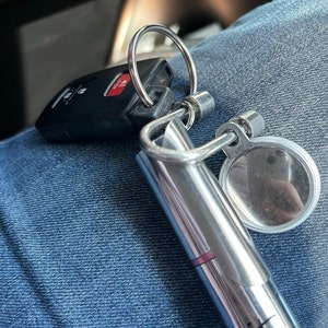 Chapstick Elastic Keychain Key Ring Lip Balm Holder Burts Bees EOS - Etsy